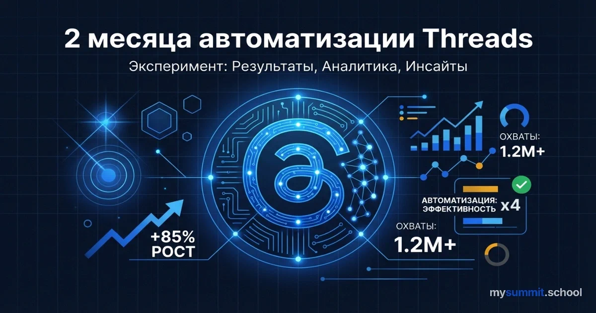 Автоматизация Threads: итоги 2 месяцев с AI | mysummit.school ...